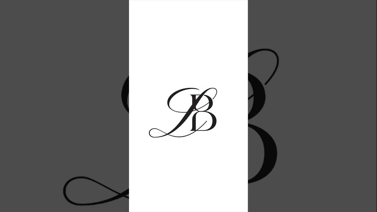 LB Monogram Logo Beauty, Wedding, Fashion - Luxury, Modern & Minimal #MonogramLogo #logodesign