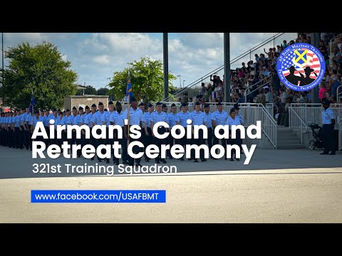 321st Training Squadron Airman's Coin and Retreat Ceremony -- May 31, 2023