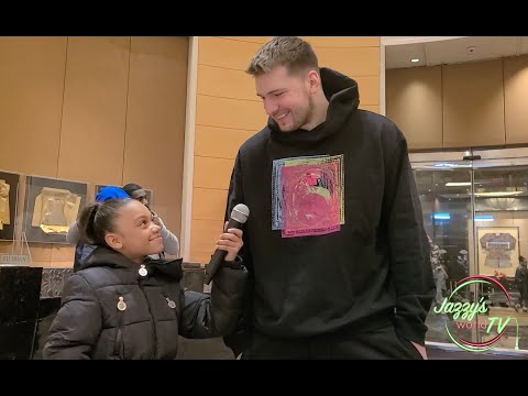 Luka Doncic talks to Jazzy about moving to America, Real Madrid, and his dance skills