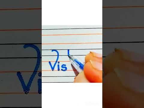:Vishal: Name Calligraphy Lettering my subscribers names #shorts #handwriting #calligraphy