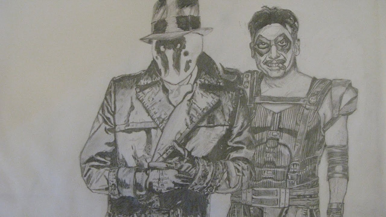 SpeedDrawing: Watchmen Wallpaper -The Comedian [Reuploaded]