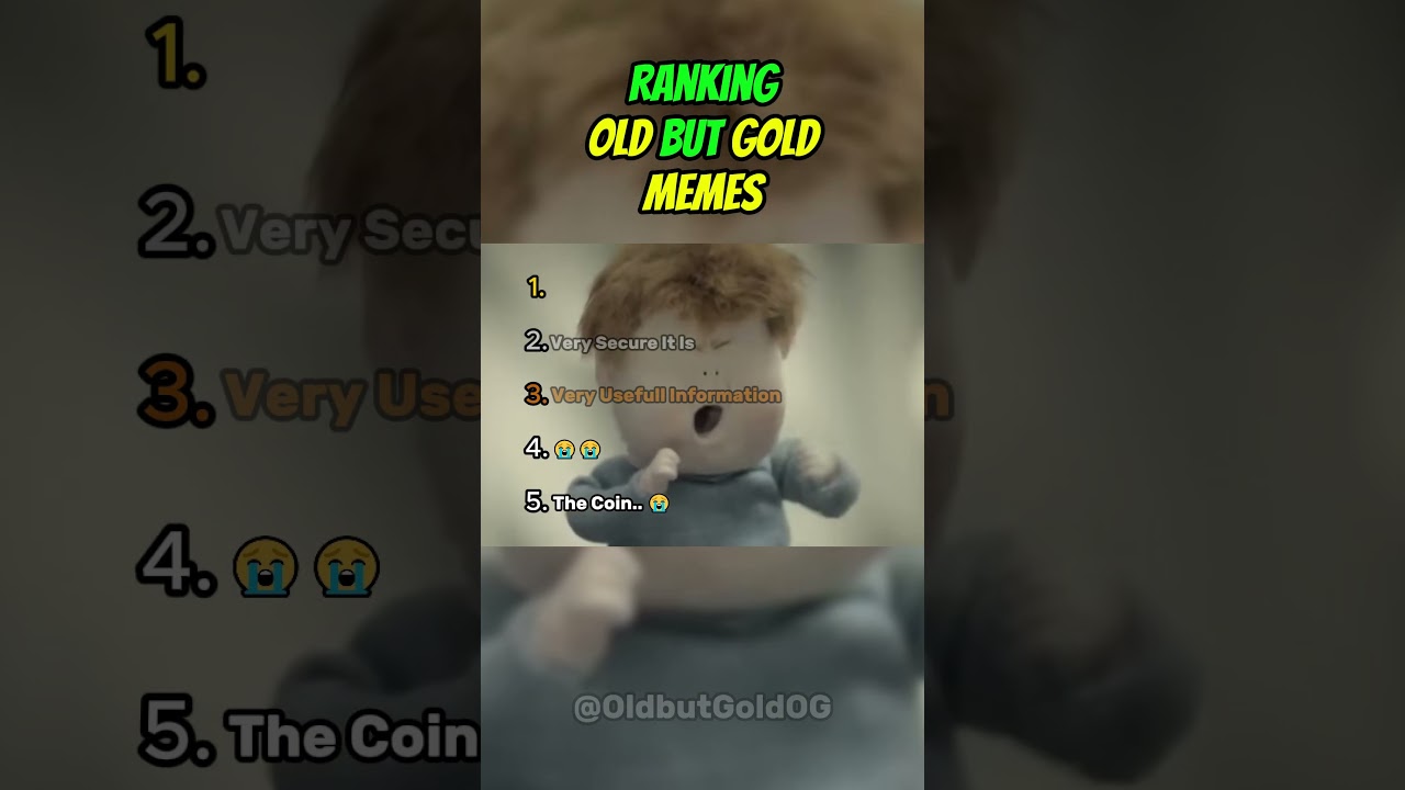 Ranking Old But Gold Memes I stole from the Louvre