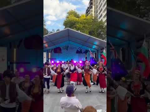Folk Group Bulgari at the National Multicultural Festival in Canberra, Australia 2023