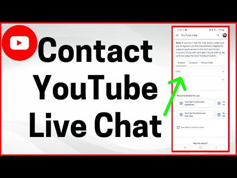 How to Contact YouTube Live Chat (Android/iPhone)