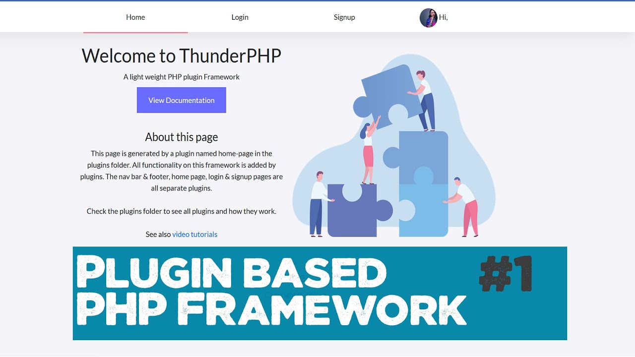 Plugin based PHP MVC Framework from scratch #1 | Quick programming tutorial