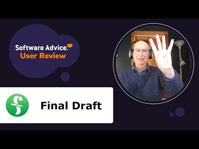 Final Draft Software Reviews, Demo & Pricing - 2025