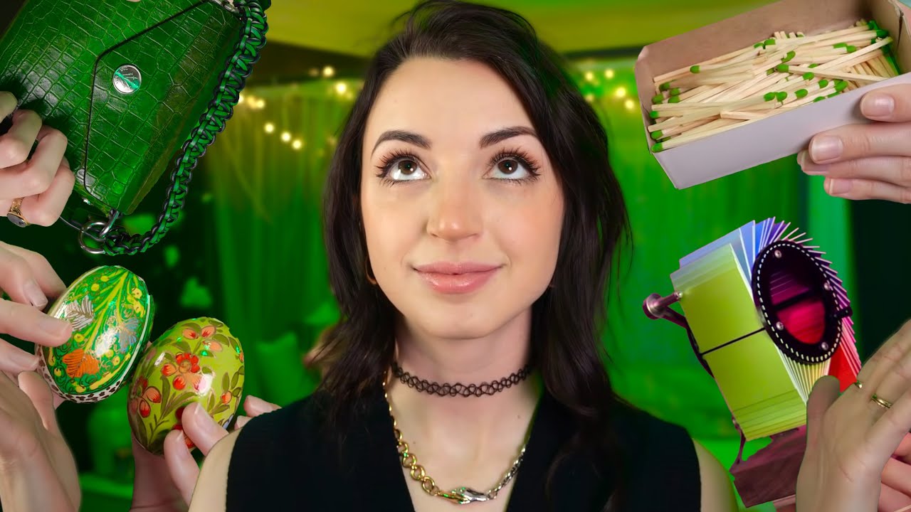 GREEN ASMR Trigger Collection!