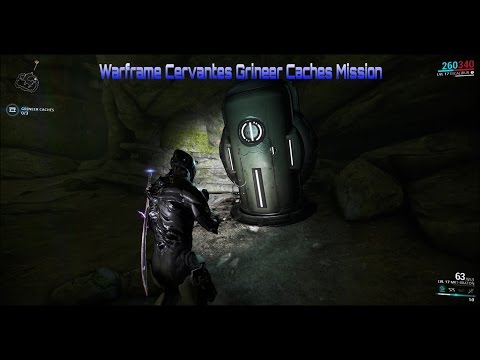 Warframe Gameplay Venus Cervantes Grineer Caches Mission