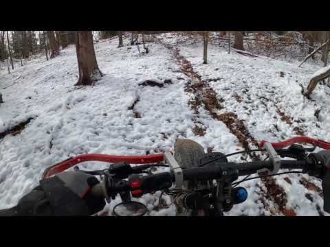 Kenda Trackmaster 70/100-19 versus Sur Ron OEM Rear