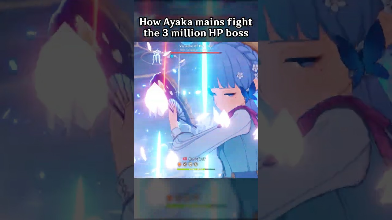 How Ayaka Mains Fight the 3 Million HP Boss