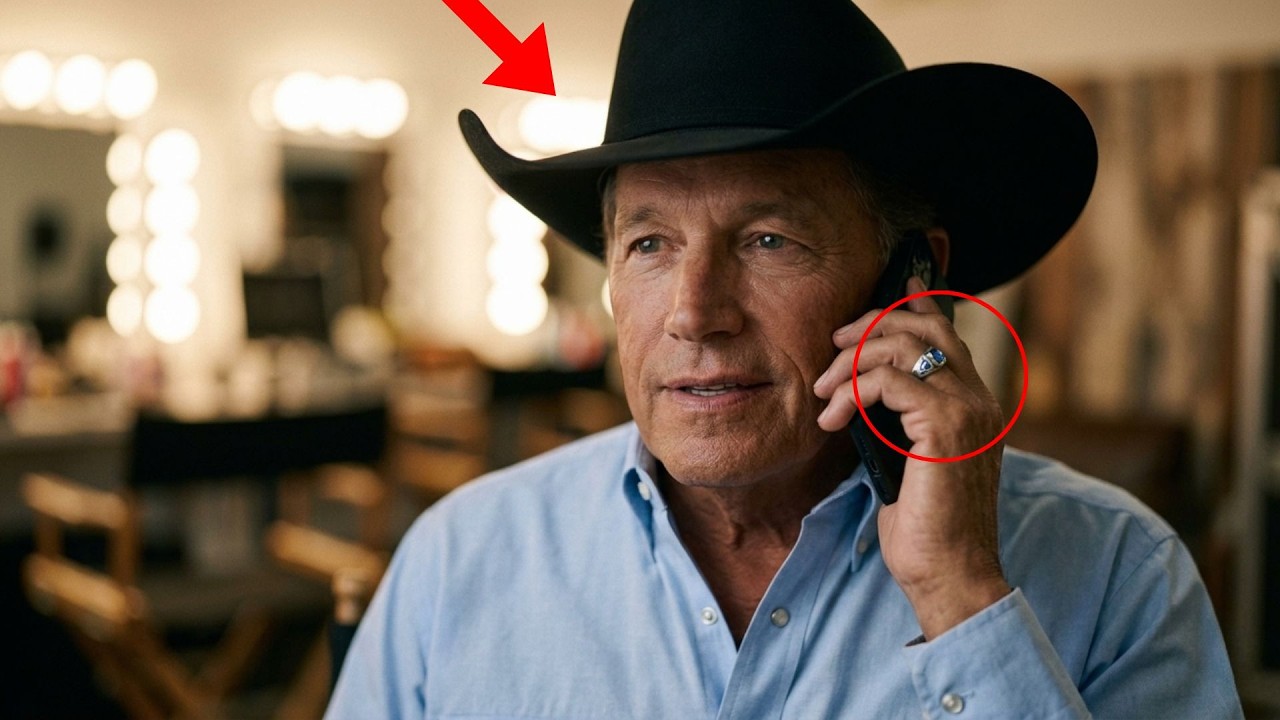 George Strait saw a news report about a bankrupt farmer and called in live — what he did was...