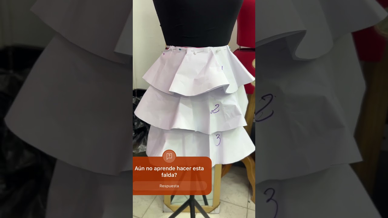 Aprende hacer tu falda con capas #sewing #costurero #tipsdecostura #moda #falda
