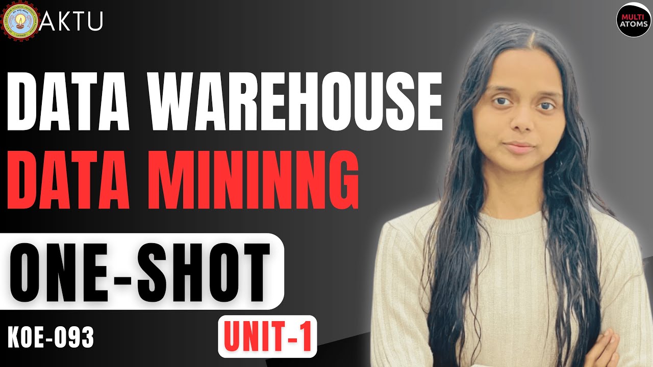 Data Warehouse & Data Mining | Unit-1 One Shot | KOE-093 | PYQ Solutions | Aktu Exam