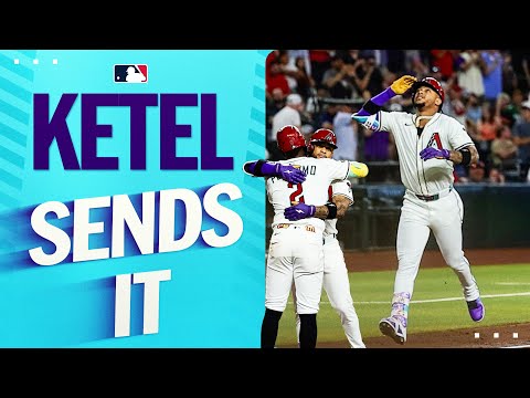 Ketel Marte sends it into the bullpen on the first pitch of the at-bat!