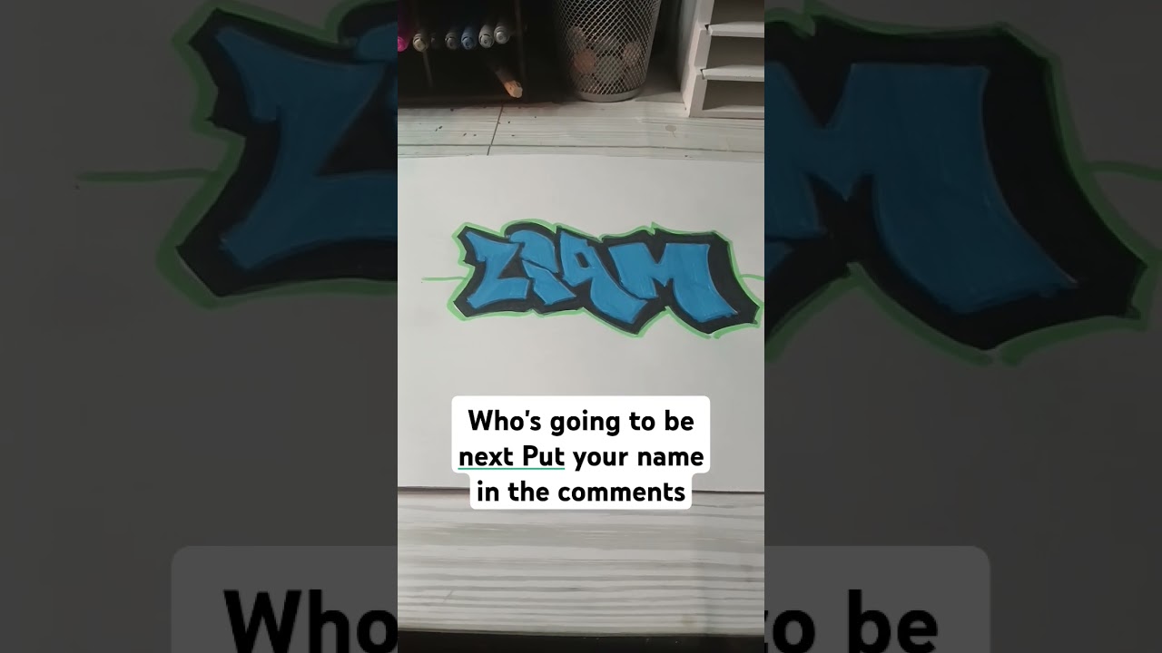 Here is the name Liam in graffiti Lettering