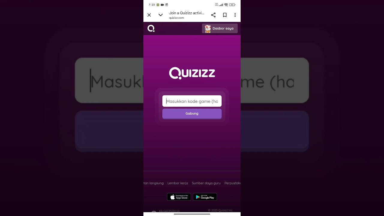 Quiziz enter code #quiz #quizizz #code #homestudy #quiztime #happystudent #happystudying #ciangsana