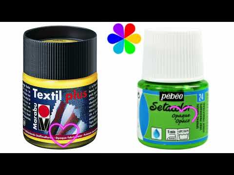 Transparent vs Opaque Fabric Paint| What is color OPACITY?