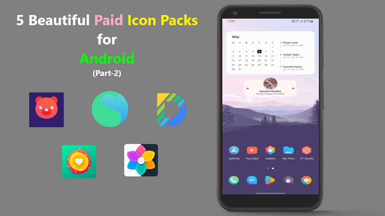 5 Beautiful Paid Icon Packs for Android (Part-2).