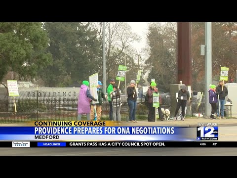 Nurses strike continues at Providence Medford Medical Center