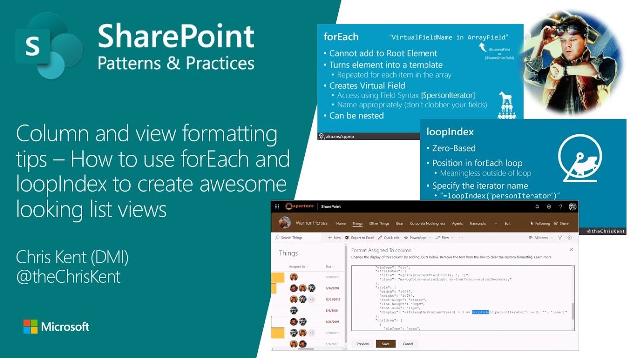 Community Demo - How to use forEach and loopIndex to create awesome looking list views