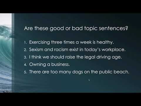 Week 4 - Writing Paragraphs and Peer Review (2/09/2021)