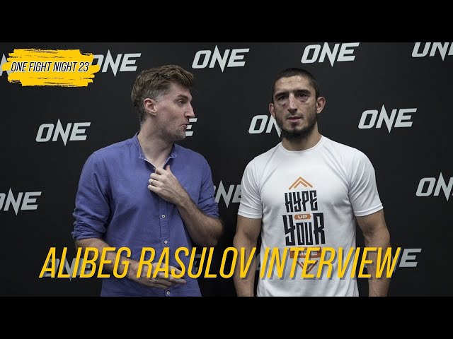 ONE Championship: Alibeg Rasulov wants to win ONE world title for ...