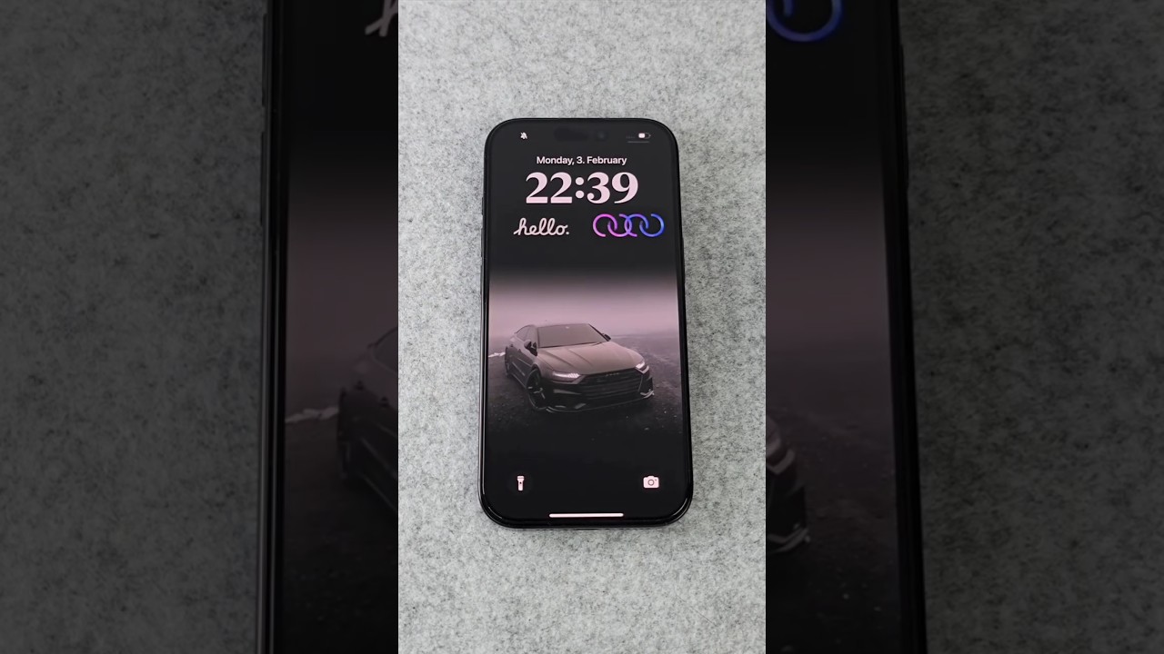 Transform your iPhone's screen into a perfection 🖼️Download our Audi live wallpapers now! #shorts