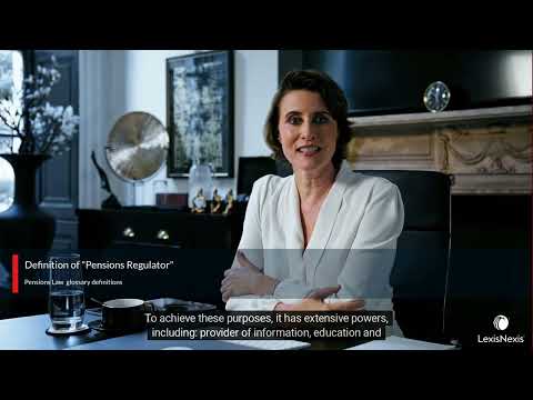 "Pensions Regulator" - Legal Definition