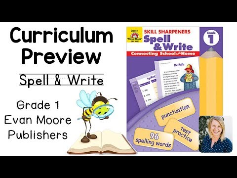 Curriculum Preview || 1st Grade Spell & Write
