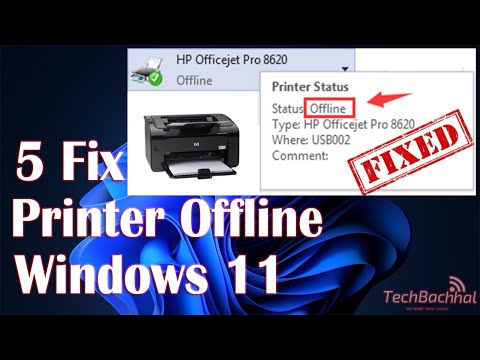 Printer Is Offline Windows 11 - 5 Fix