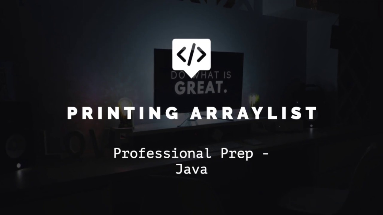 Printing ArrayList in java