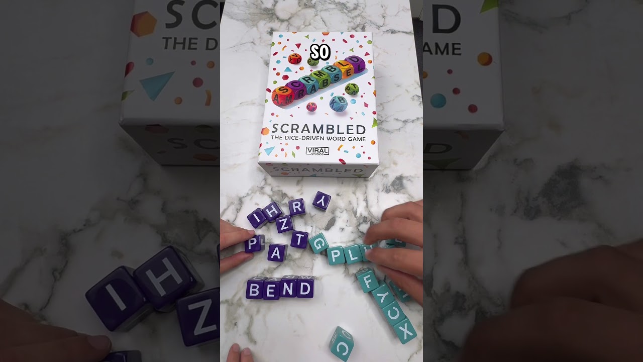 Scrambled is now available on the TikTok Shop! #game