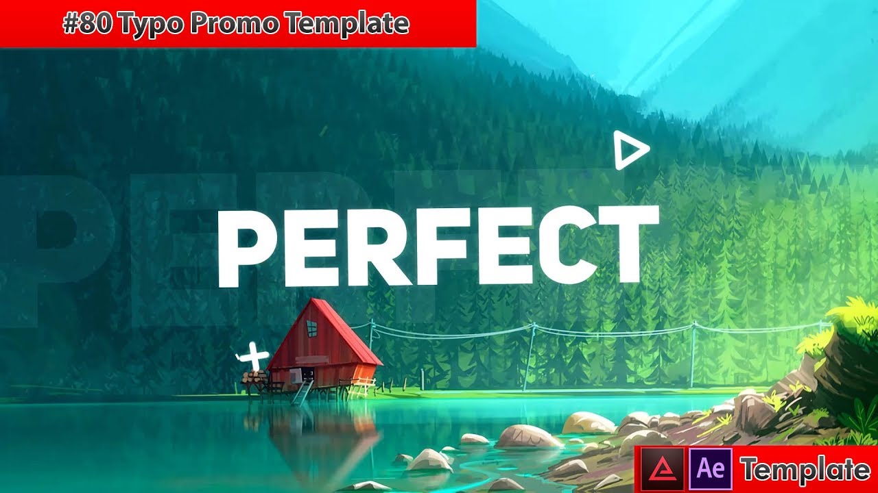 Free After Effects Intro Template #80 : Typo Promo Template for after effects