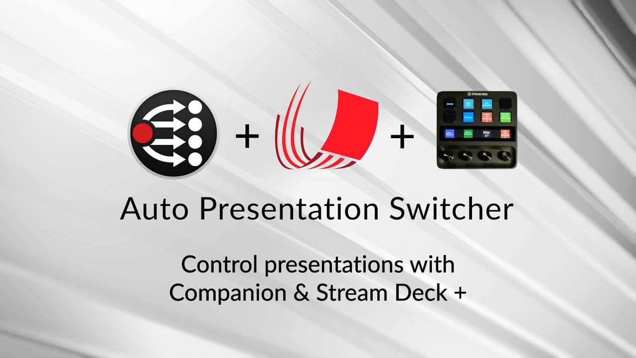 APS: Control PowerPoint, Keynote and PDF with Companion & Stream Deck +