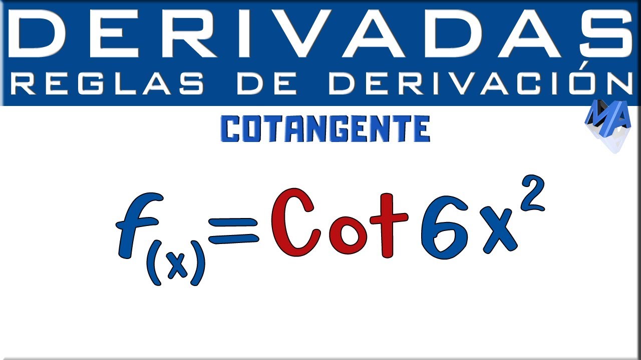 Derivative of the Cotangent | Example 1