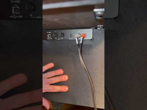 Yamaha NU1XA inputs and outputs #yamahapiano #digitalpiano #yamaha #piano