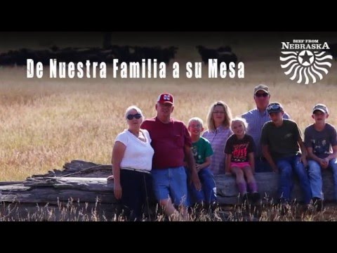 Spanish Translation - From our Family to Your Table - Beef from Nebraska
