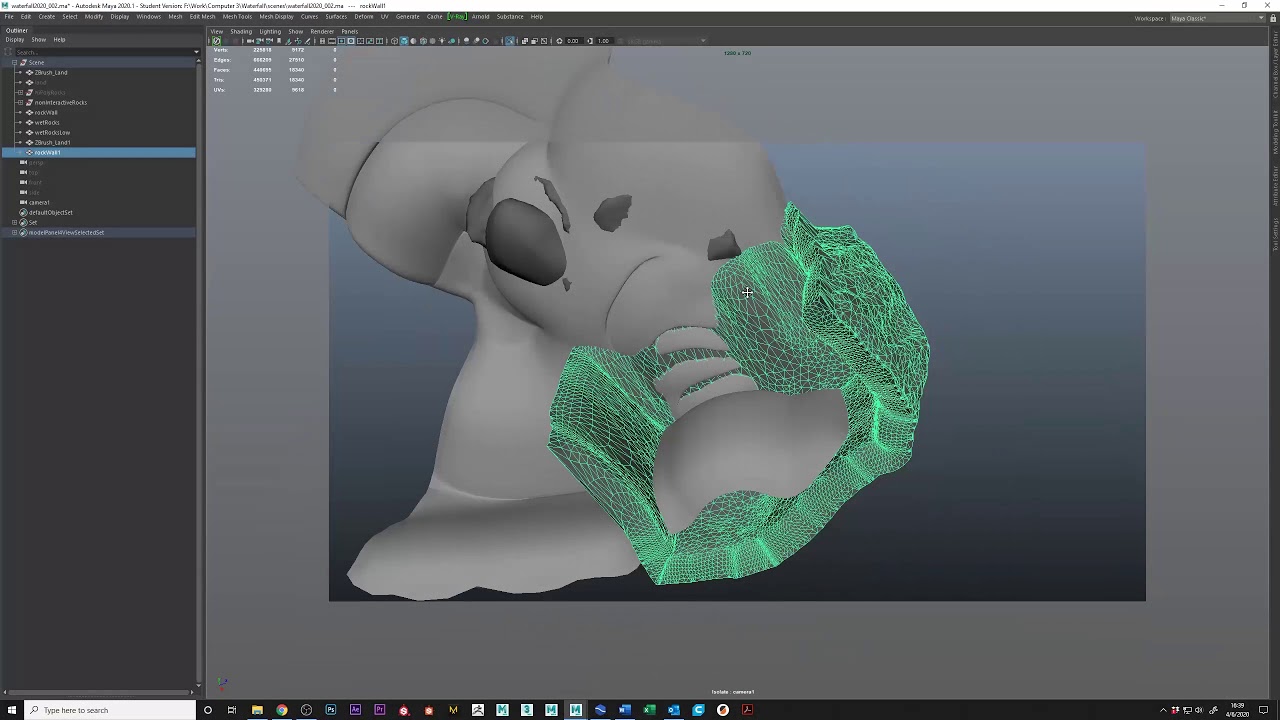 Realflow Waterfall Simulation Part 1
