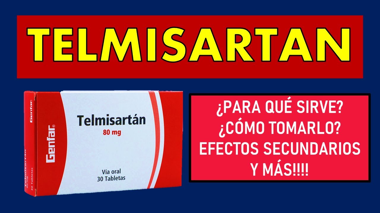 🔴 TELMISARTÁN | PARA QUÉ SIRVE, EFECTOS SECUNDARIOS, MECANISMO DE ACCIÓN Y CONTRAINDICACIONES