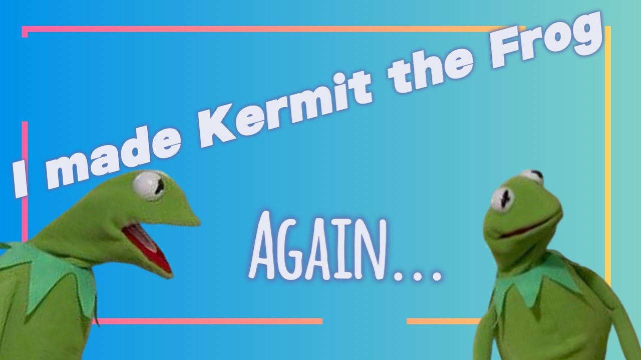 I Made Kermit the Frog Replica (Again) | Puppet Build