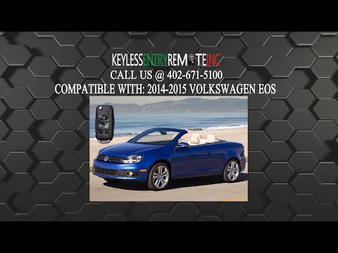 How To Replace Volkswagen EOS Key Fob Battery 2014 2015