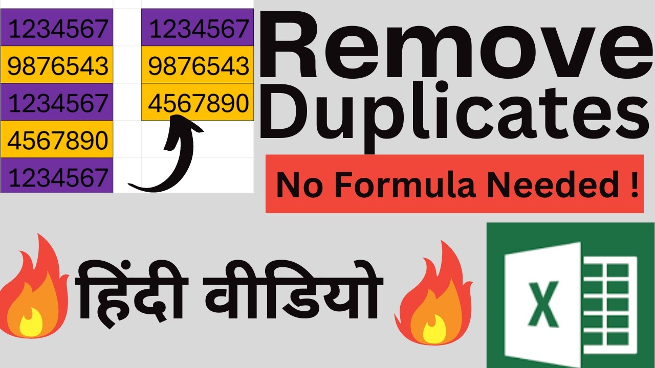 Find And Remove Duplicate Values In Excel Learn Excel Course Ms Word Course And Ms Excel Course