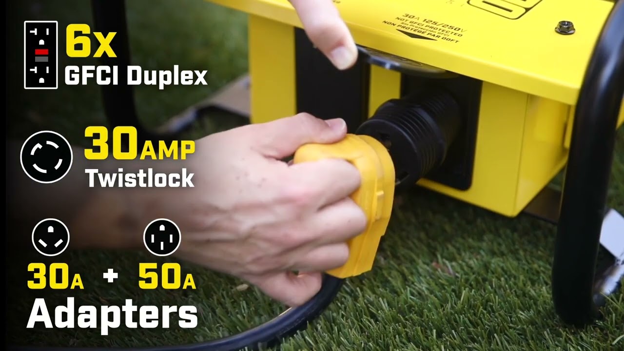 Champion Portable Temporary Power Distribution Box (Mod. 201174)