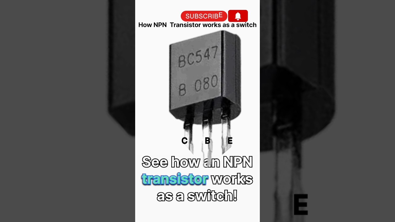 How to use an NPN Transistor as a Switch 🤔