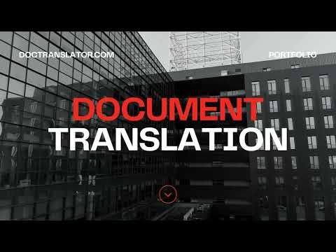 DocTranslator.com - New AI Translator for Your Documents in 2024 (PDF, MS Word, Excel, InDesign)