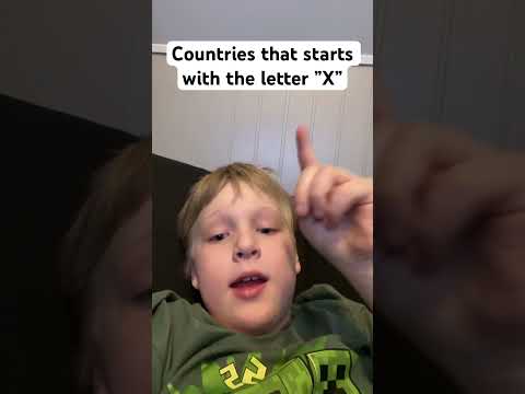 Countries that start with the letter ”X”🌎