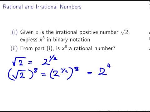 Rational and Irrational Numbers (Discrete Maths)