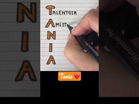 Significado del nombre TANIA #significado #nombre #tania