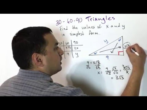 9.2 Special Right Triangles