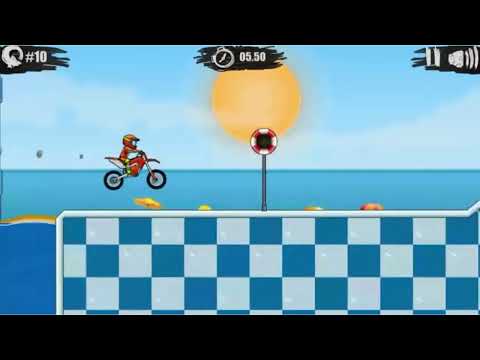 Moto X3M Pool Party (Poki) Level 10 Speedrun in 21.910s
